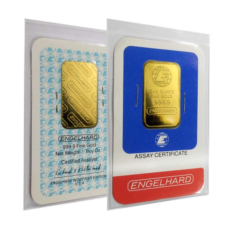 1 oz Engelhard Gold Bar For Sale - PACIFIC GOLD AND DIAMONDS